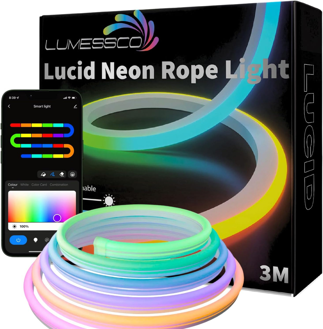 𝑳𝒖𝒄𝒊𝒅 𝑵𝒆𝒐𝒏 𝑹𝒐𝒑𝒆 3𝒎 – Lumessco